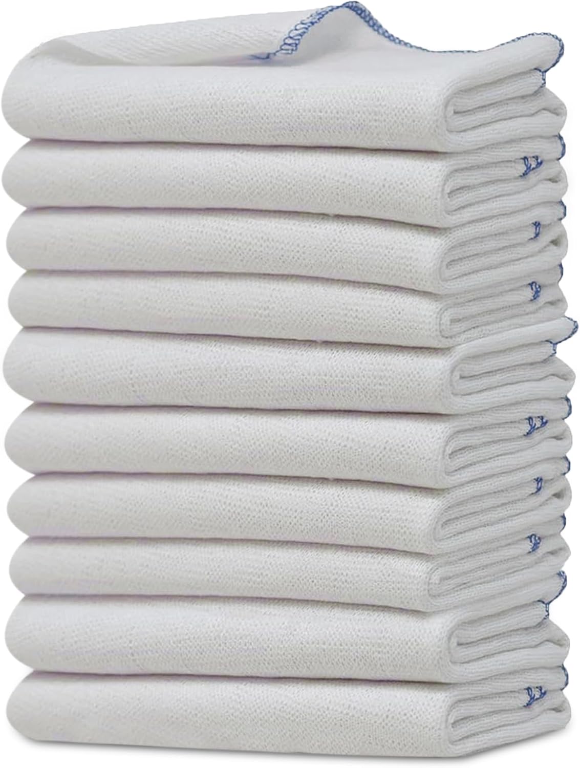 Towelogy Dish Towels 10 Pack - 38 x45cm Extra Large Cotton Dishcloths ...