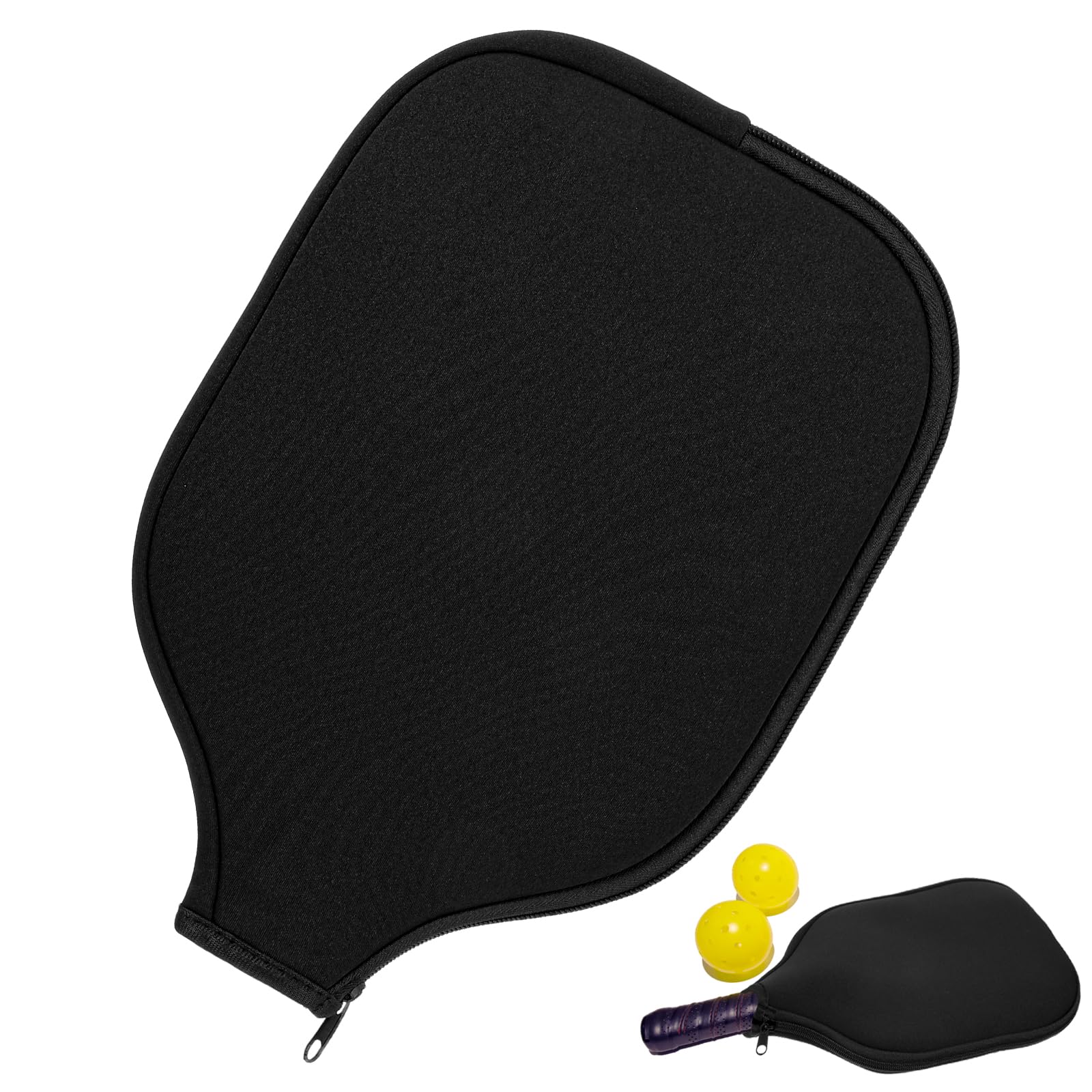 Amazon.com : Gjinxi Pickleball Paddle Cover Black Pickleball Case ...