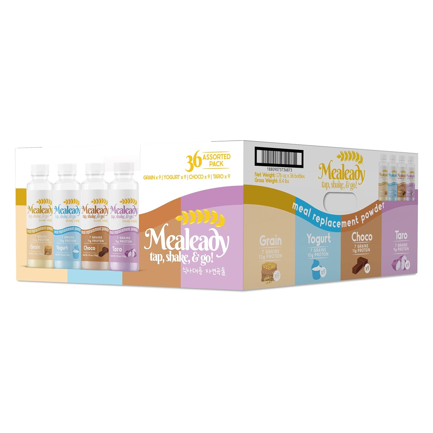 Amazon.com: Mealeady | Ready-To-Go Meal Replacement in a Bottle ...