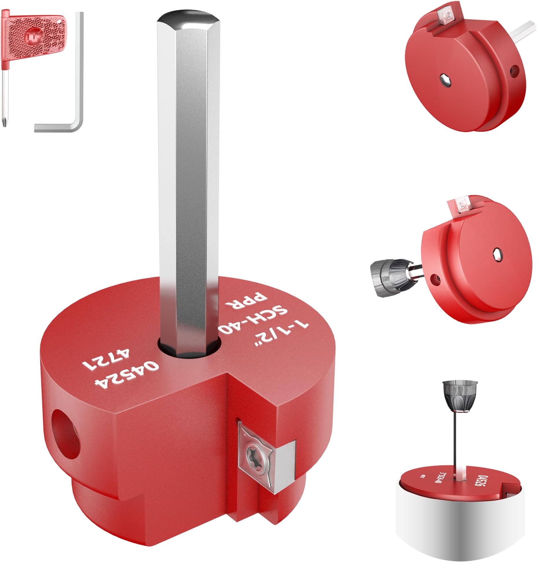 Amazon.com: Hehdbz PVC Pipe Reamer, PVC Fitting Saver, PVC Reamer with ...