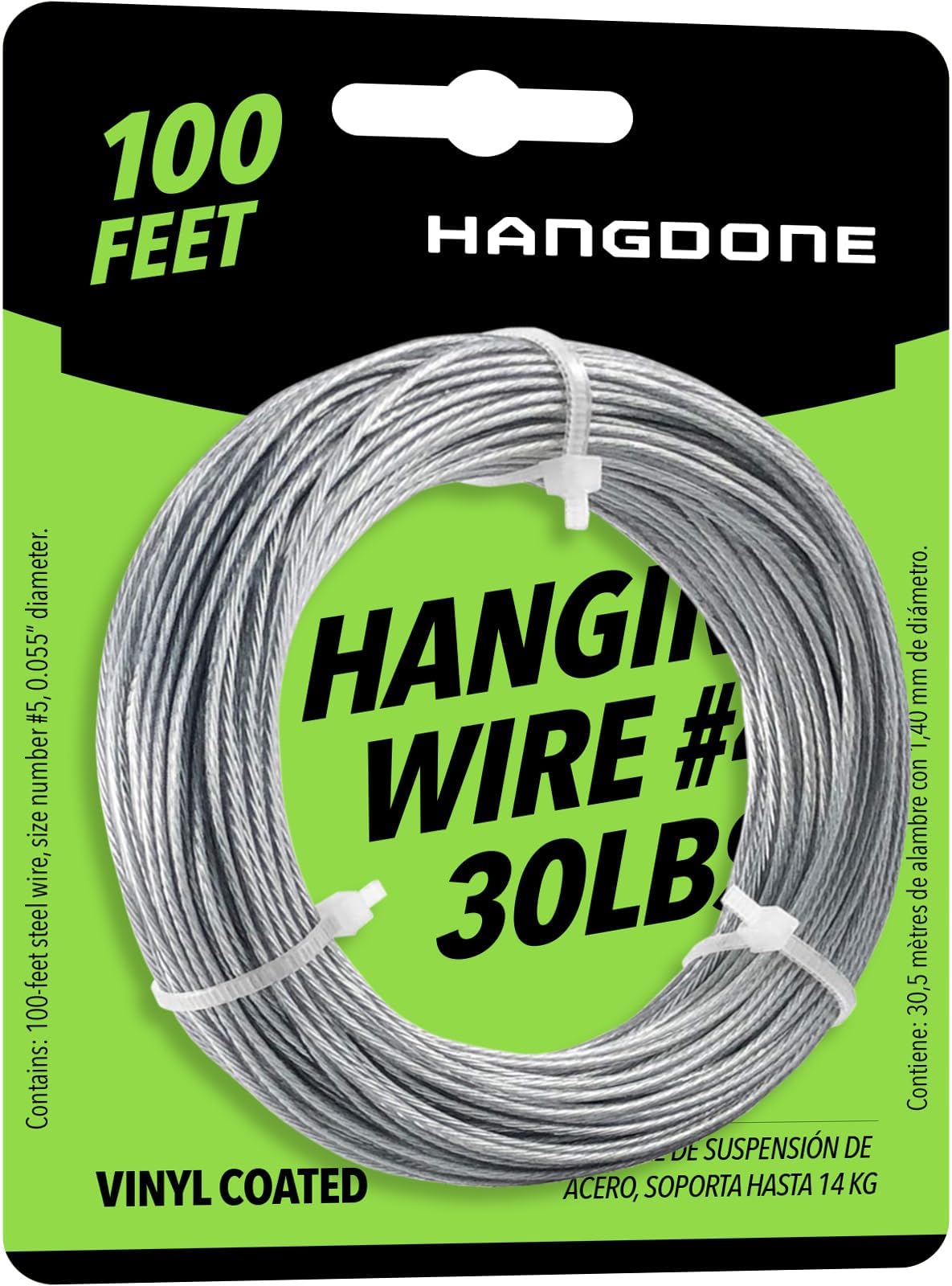 The Hillman Group 121110 Picture Hanging Wire, 30 lb, Galvanized ...