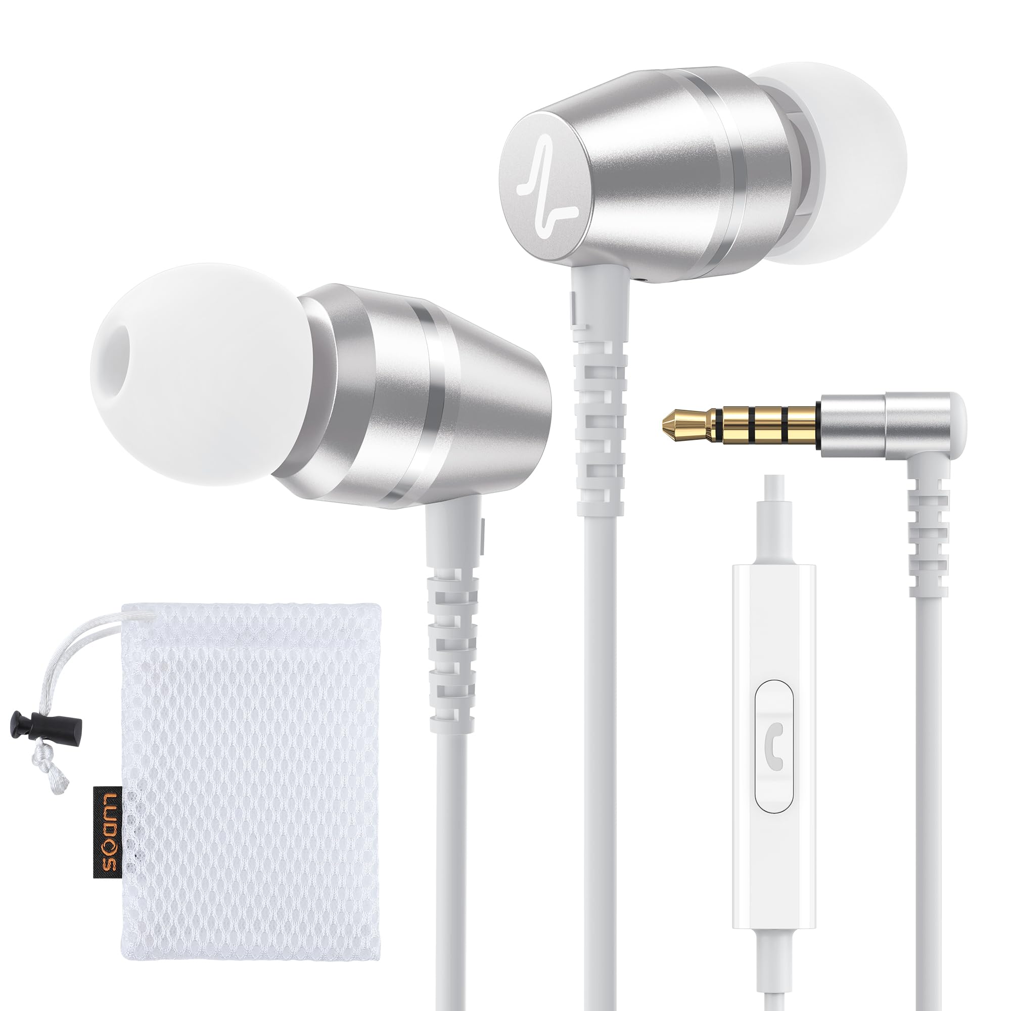 Amazon.com: LUDOS OMNITONE Wired Earbuds in-Ear Headphones, 5 Year ...