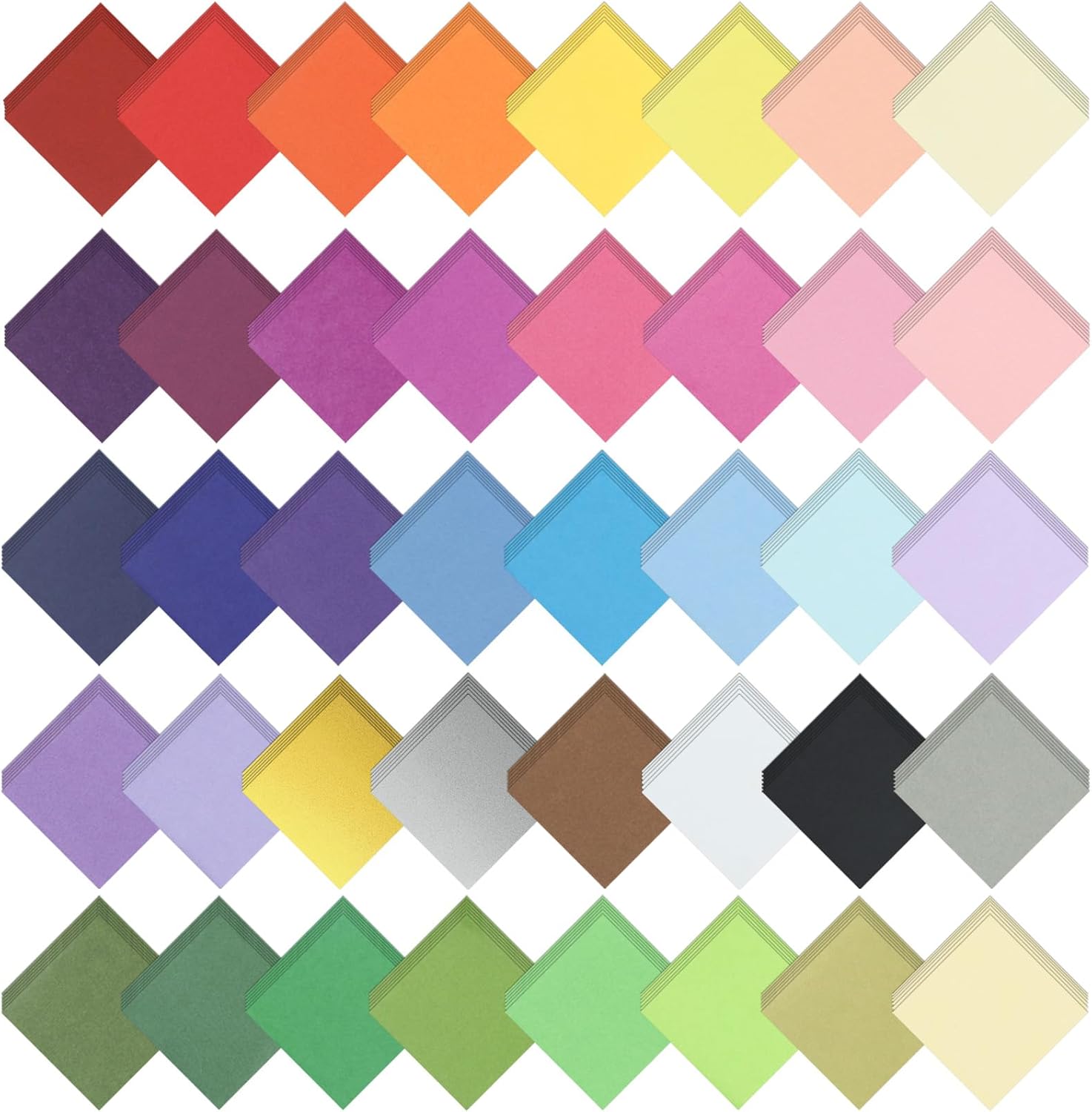 Amazon.com: Jyongmer 8000PCS 1 Inch Tissue Paper Squares, 40 Assorted ...