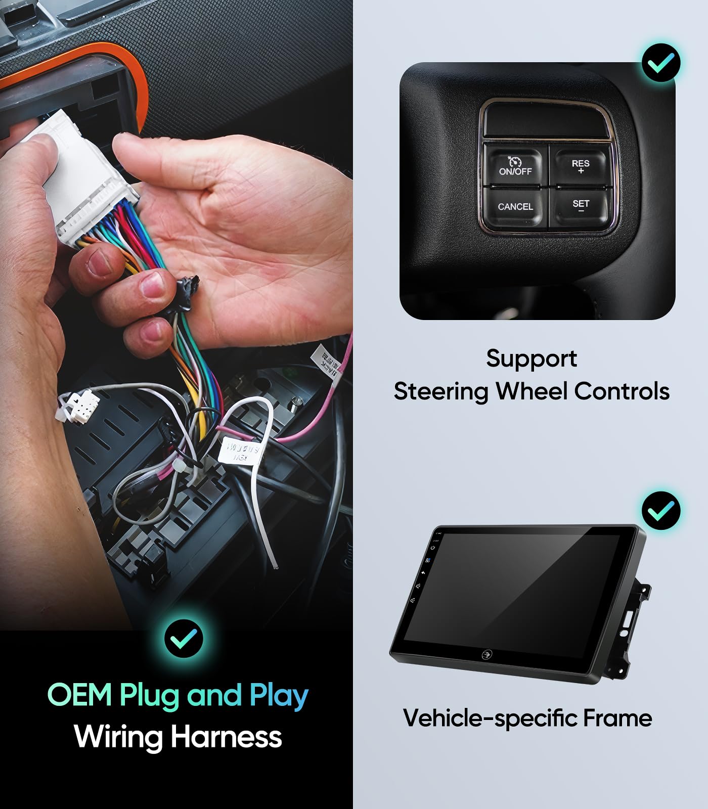 Snapklik.com : 10.2 Inch Car Radio Stereo Upgrade Replacement For Jeep ...