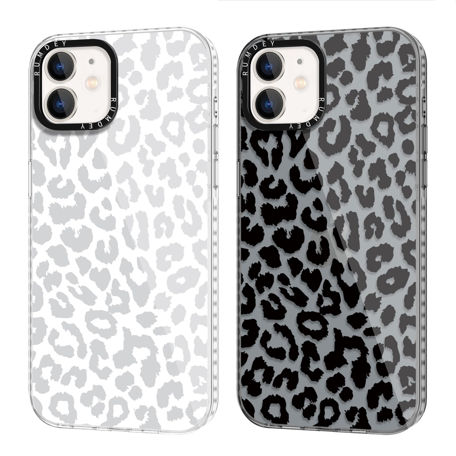 Amazon.com: RUMDEY 2 Pack Cheetah Print Cases for Apple iPhone 11 Case ...