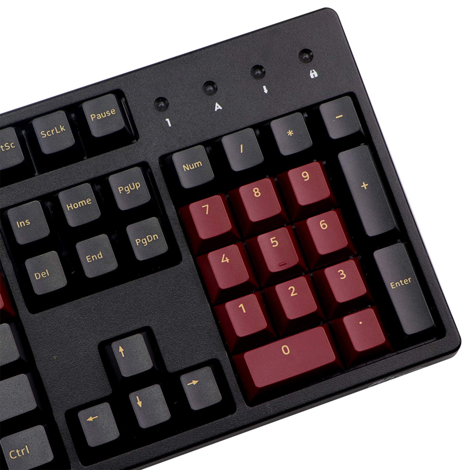Buy PBT Keycaps 150 Keys Double Shot Cherry Profile Thick PBT Red ...
