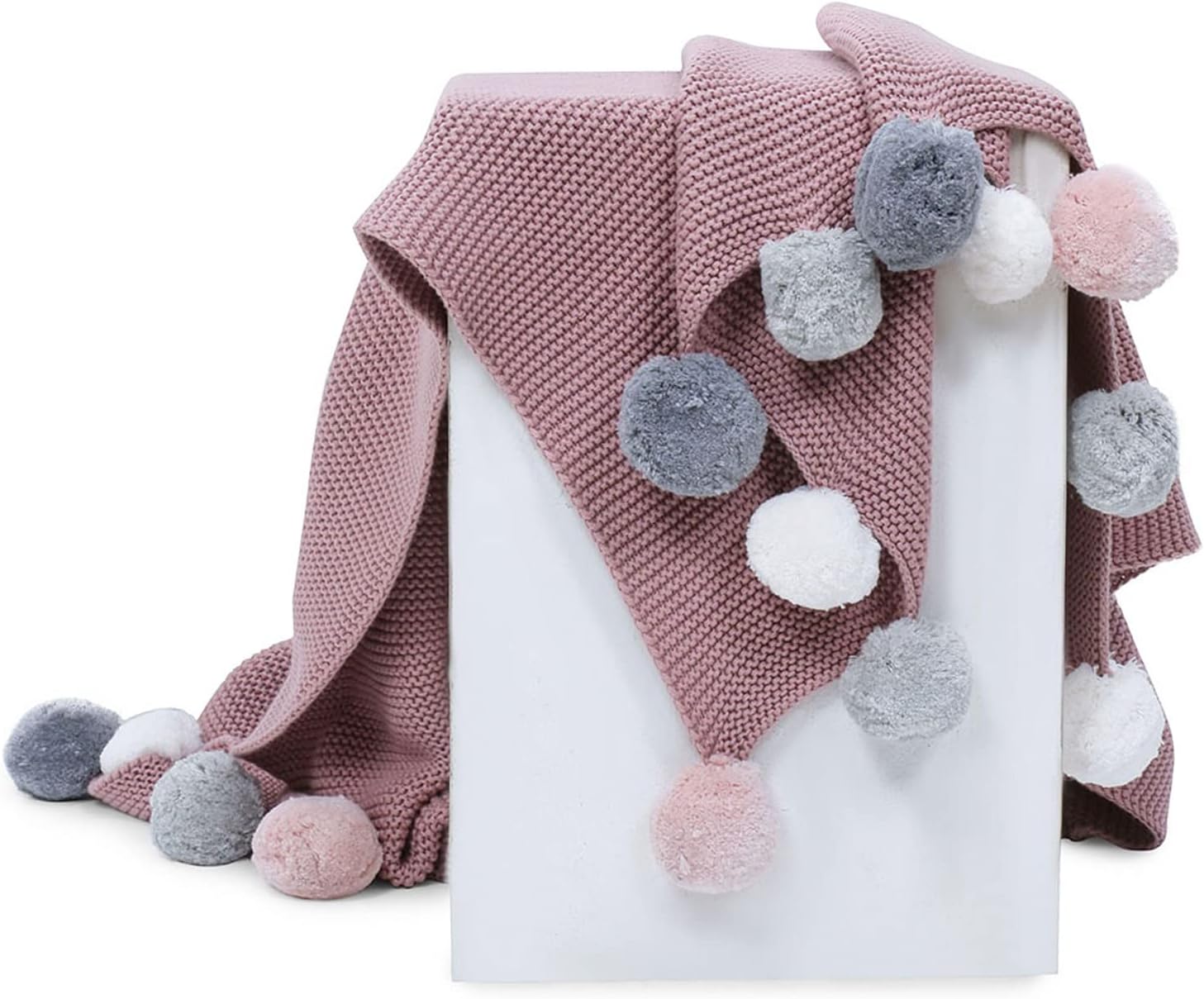 haus & kinder 100% Cotton Knitted Blanket for Baby All Season AC ...