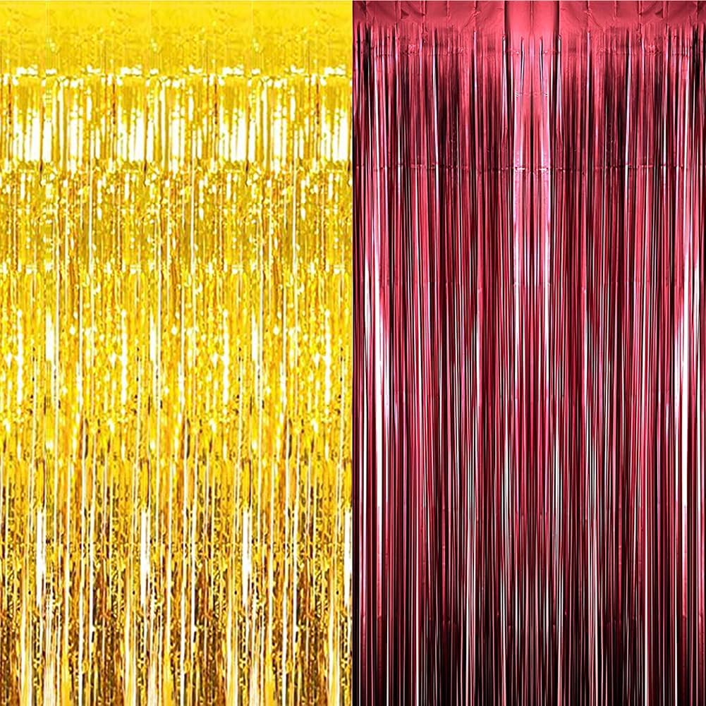 Amazon.com: HappyField Graduation Decorations Maroon Gold Graduation ...