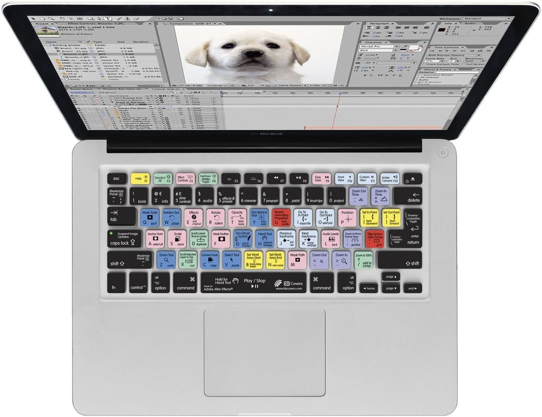 Amazon.com: XSKN Adobe After Effects Shortcuts Keyboard Skin Hot Keys ...