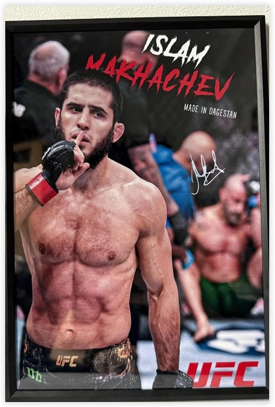 Amazon.com: LOKLNEYK Khabib Nurmagomedov MMA Sports Canvas Poster Bedroom Decor Landscape Office ...