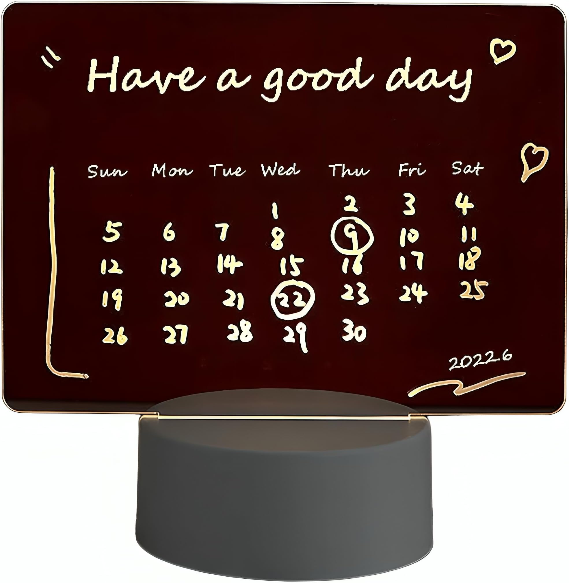 Amazon.com : iInnovate Acrylic Dry Erase Board With 16 Colors Remote ...