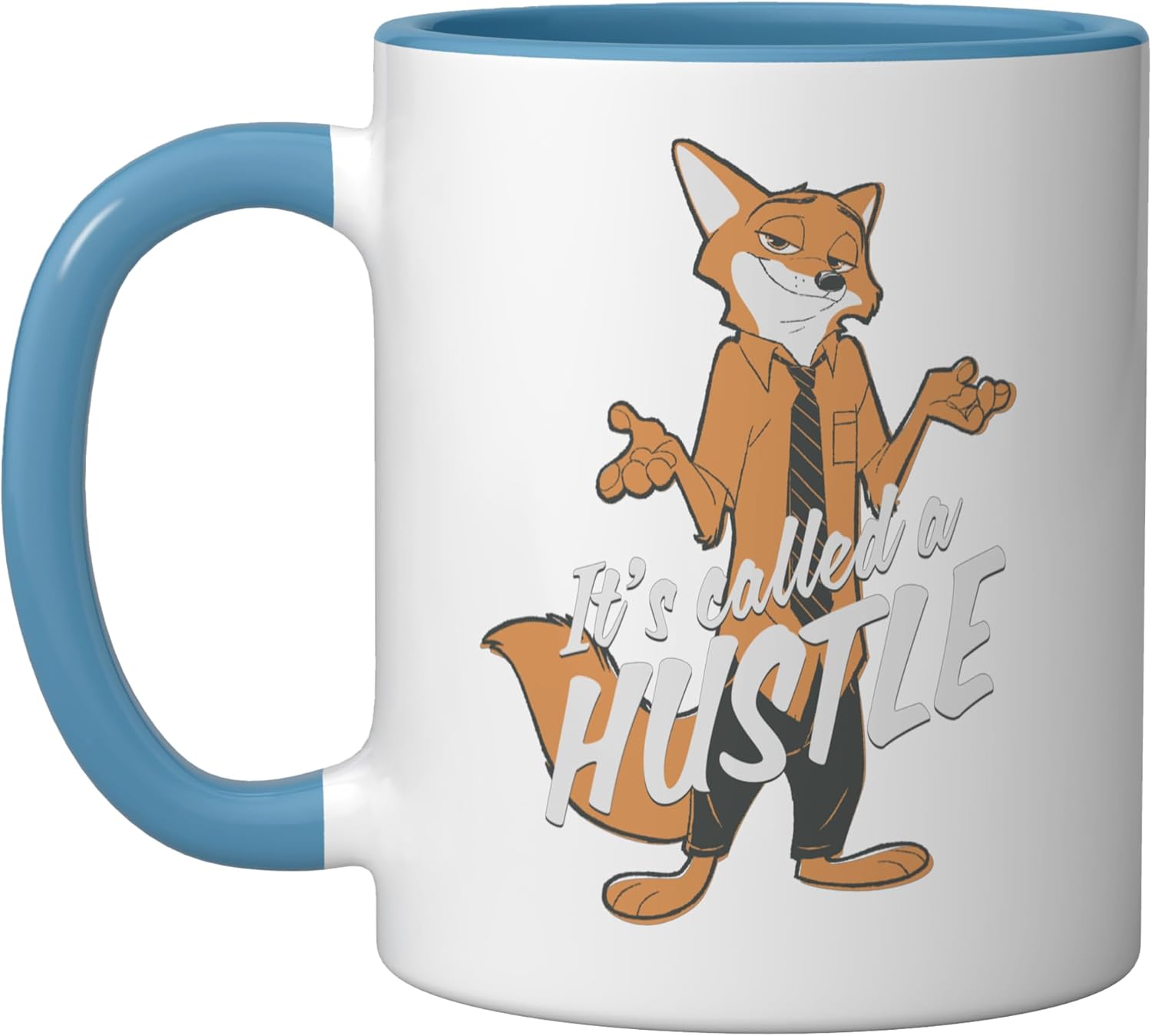 Amazon.com | Disney Zootopia Nick Wilde It's Called Hustle Ceramic Mug ...