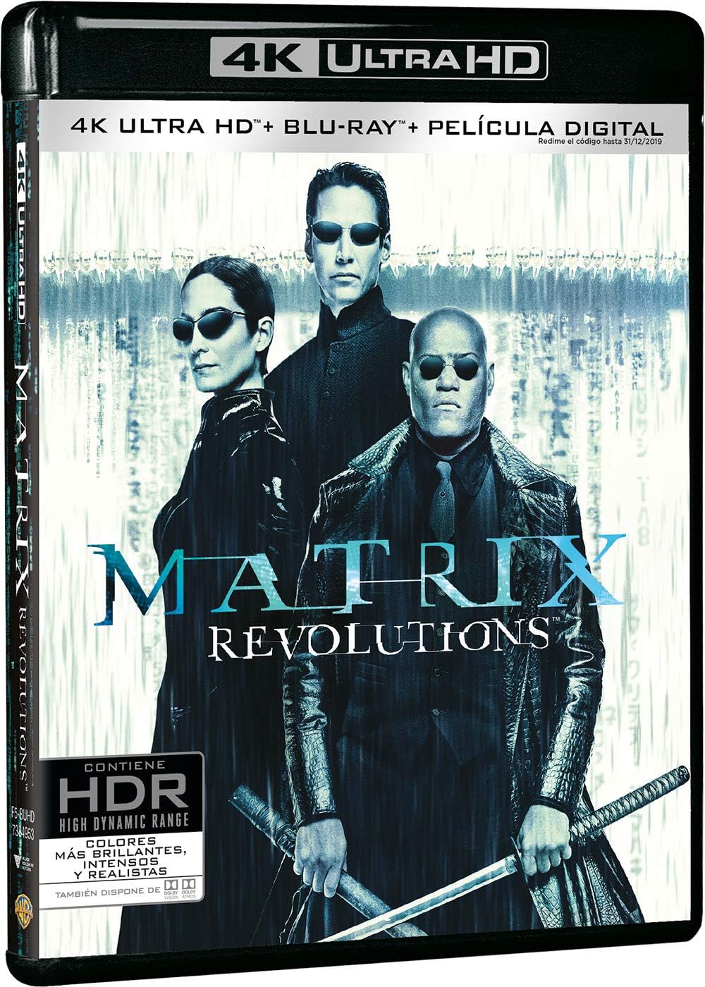 Matrix Revolutions (4K UHD + Blu-ray) : Lana Wachowski, Lilly Wachowski ...