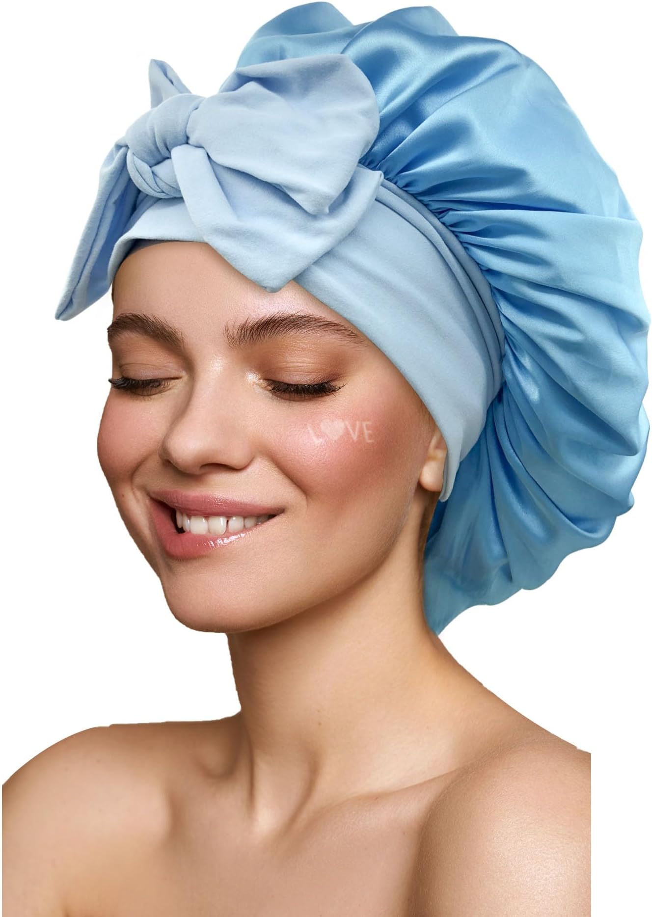 Amazon.com : Satin Bonnet Silk Bonnet Hair Bonnet for Sleeping Large ...