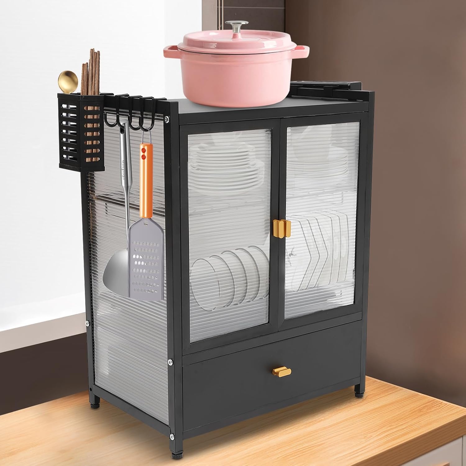 Amazon.com - EseMiee Large Dish Rack Kitchen Cupboard Storage Rack Bowl ...