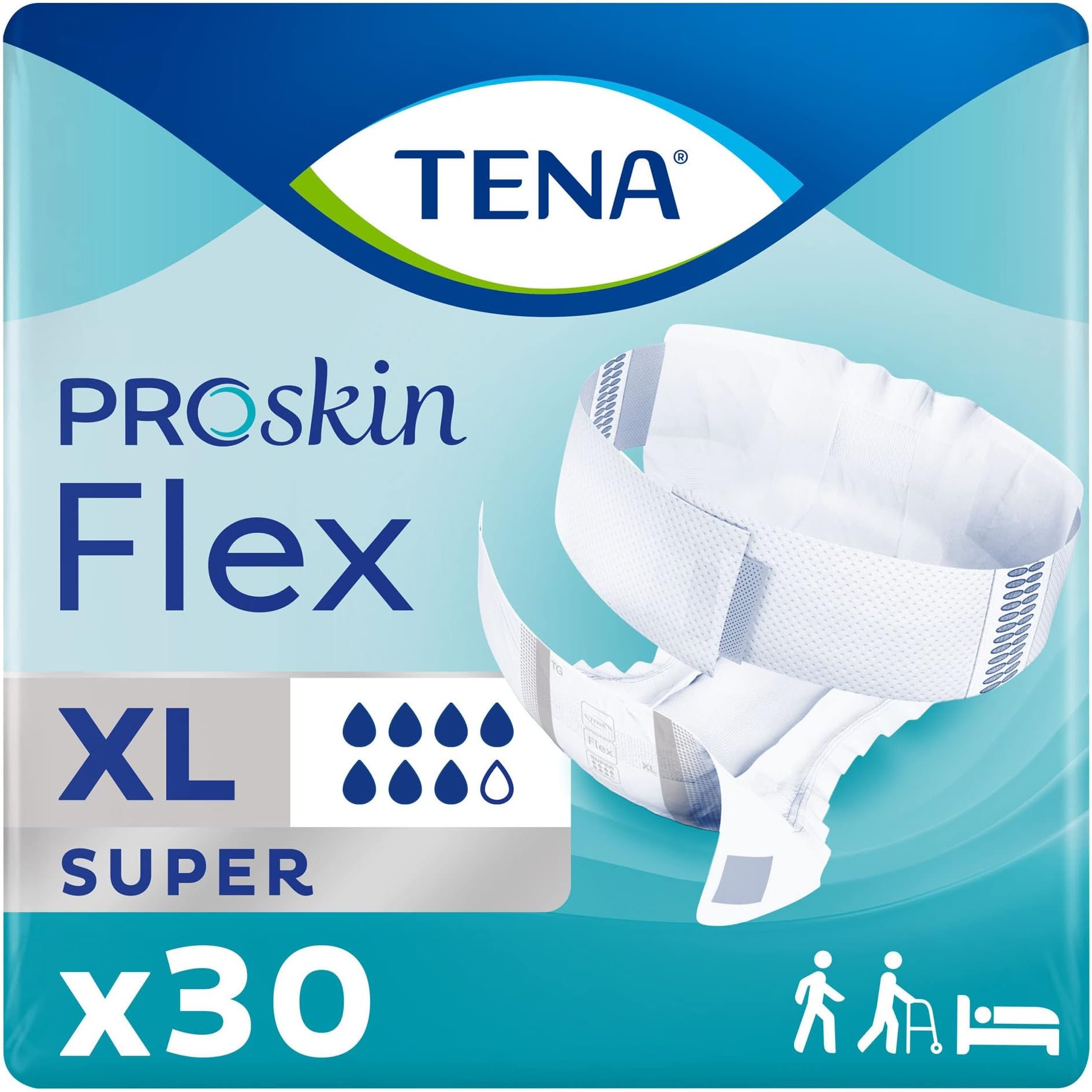 Amazon.com: TENA Women Super Plus Underwear, Incontinence, Disposable ...