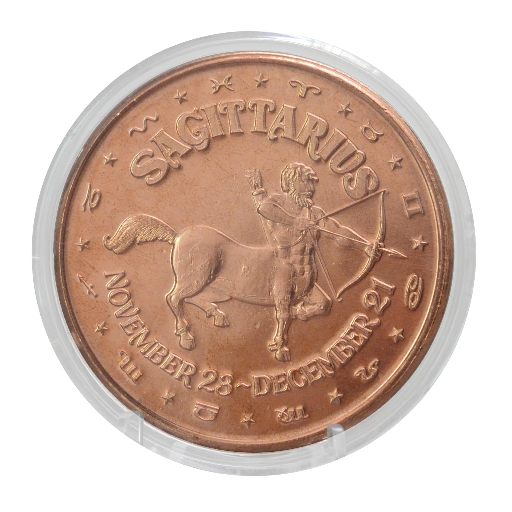 Amazon.com: Sagittarius Archer Token: 1 oz Pure Copper Challenge Coin ...