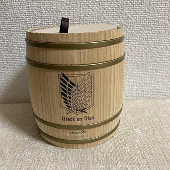 Amazon.co.jp: Attack on Logo Shiraki Mini Barrel Accessory Case Barrel ...