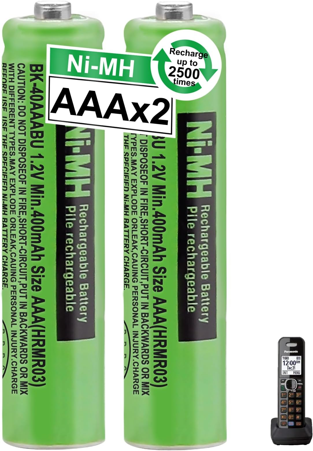 Amazon.com: OSIM 2Pack BK-40AAABU Ni-MH AAA Rechargeable Batteries 1.2V ...
