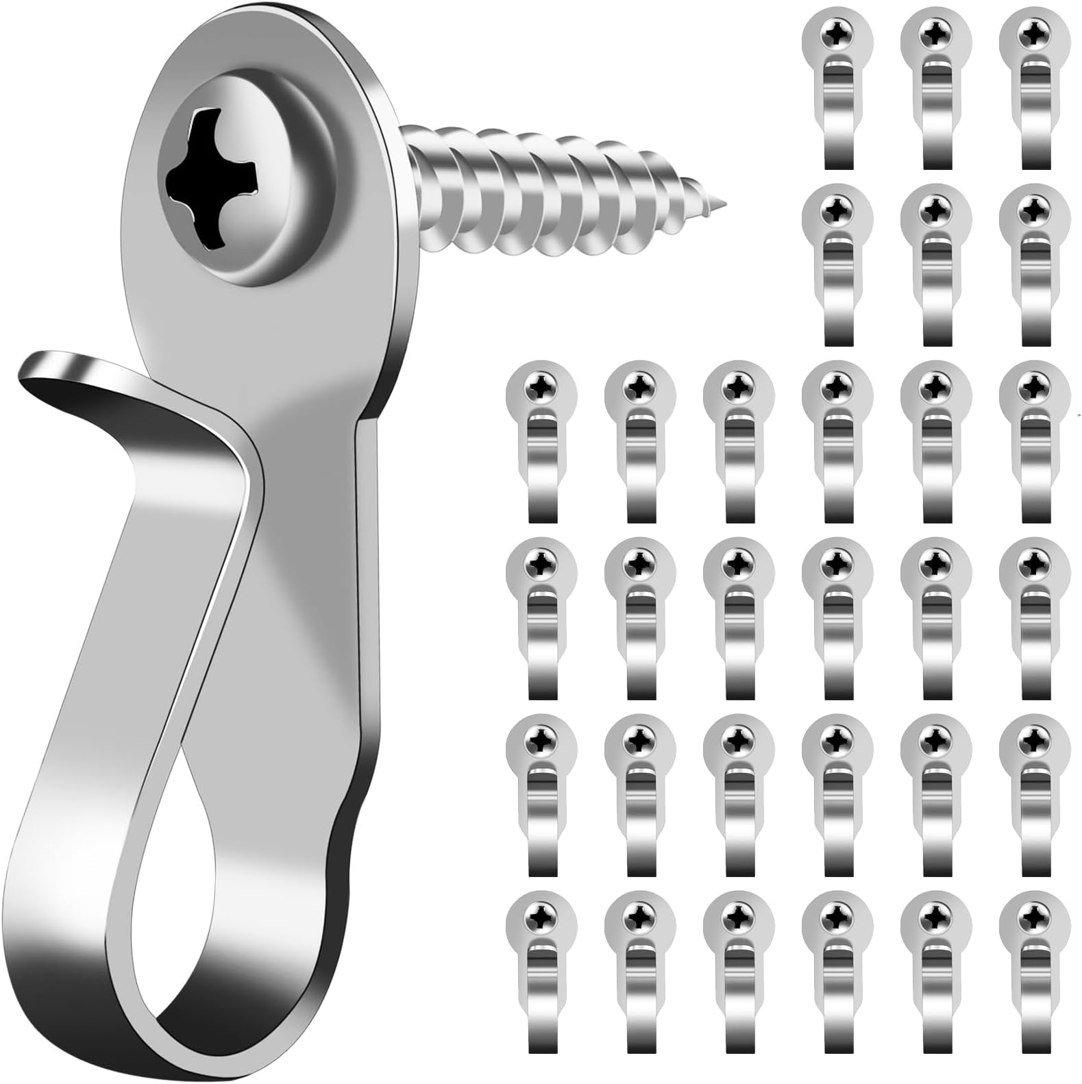 Amazon.com: Zhengmy 120 Sets Christmas Light Hooks Outdoor Patio Light ...