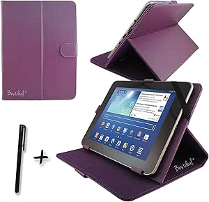 Purple PU Leather Case & Stand for Sumvision Cyclone Explorer II 10.1 ...