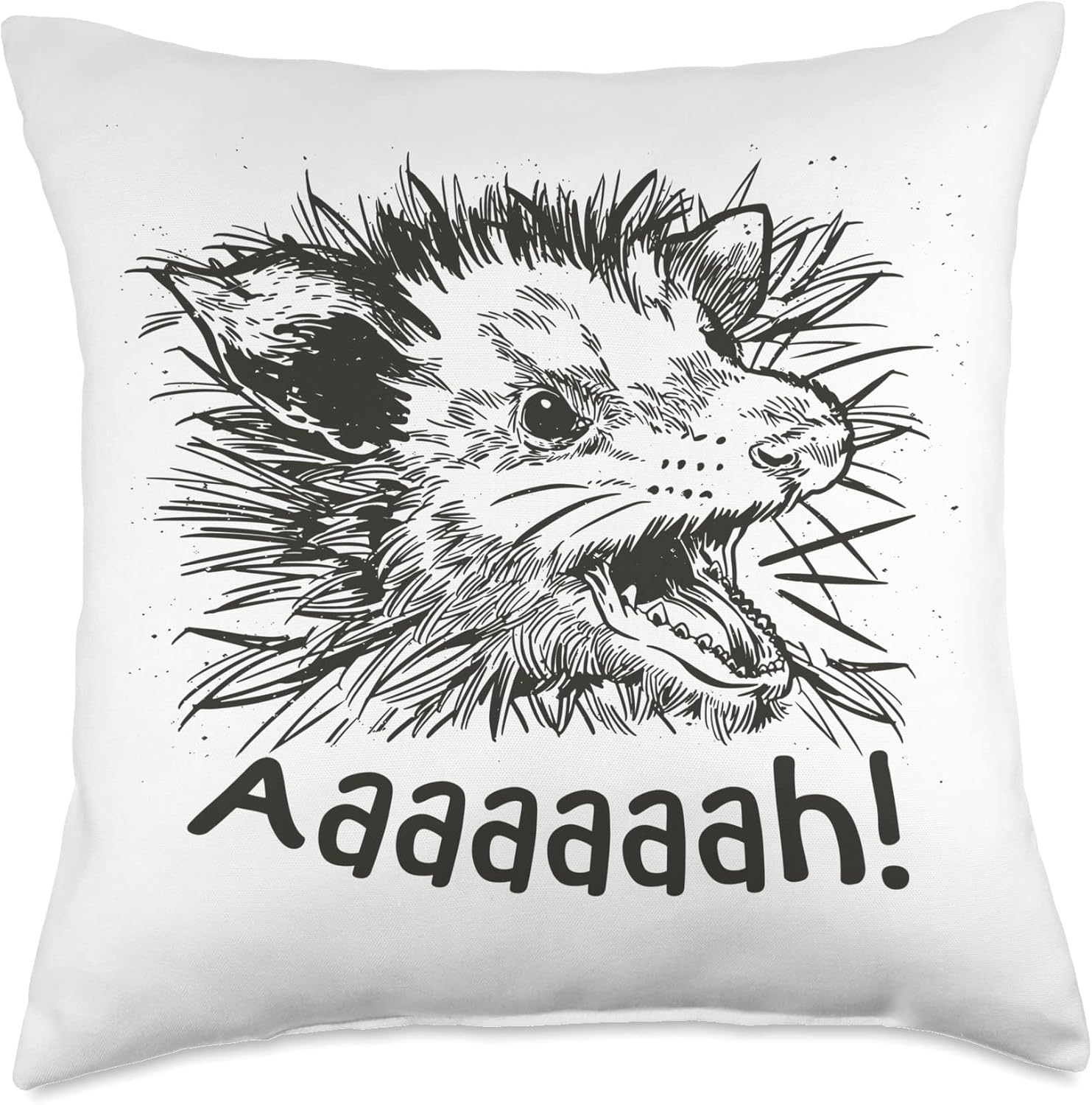 Amazon.com: LIVE UGLY FAKE YOUR DEATH Funny Possum Cat Memes Aaaaaah Ah ...