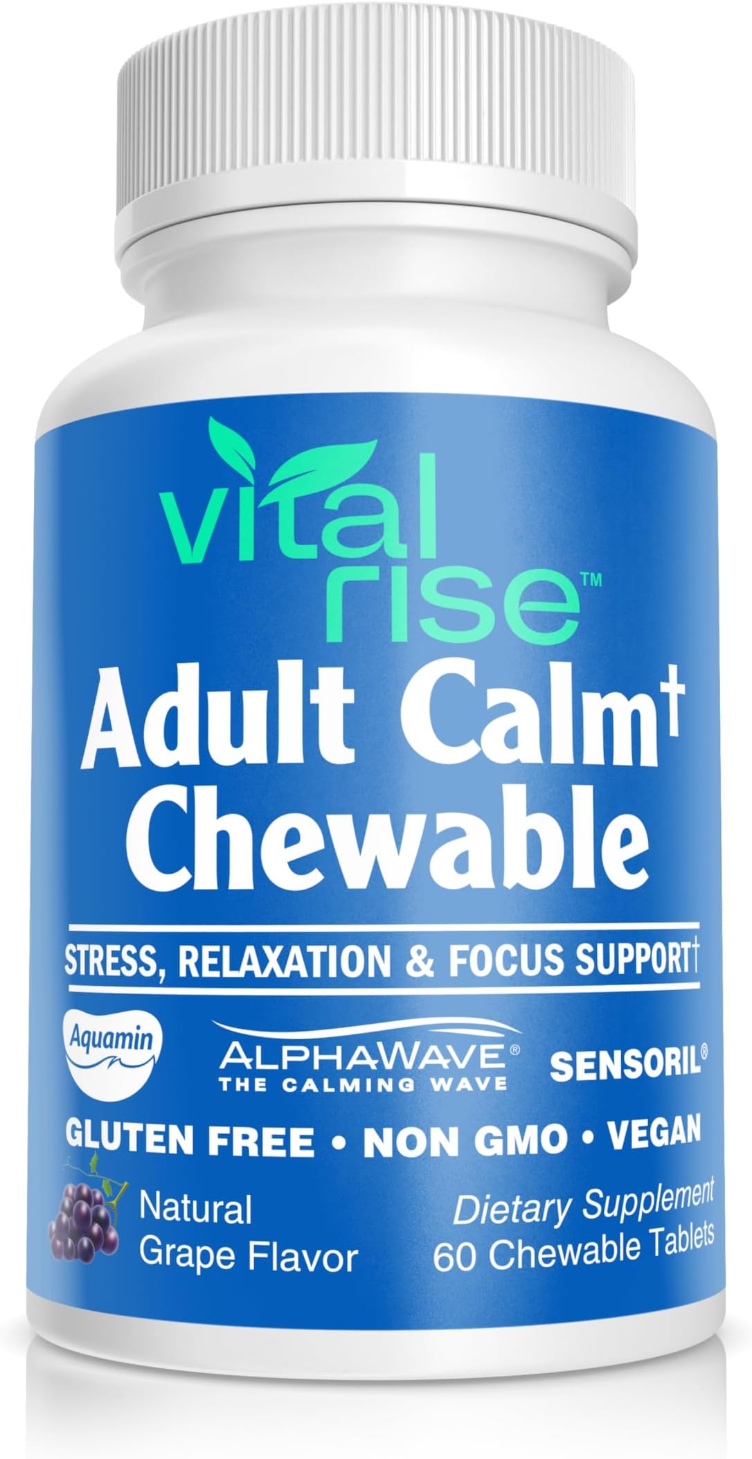 Amazon.com: Vital Rise Magnesium & Ashwagandha Chewable Tablets for ...