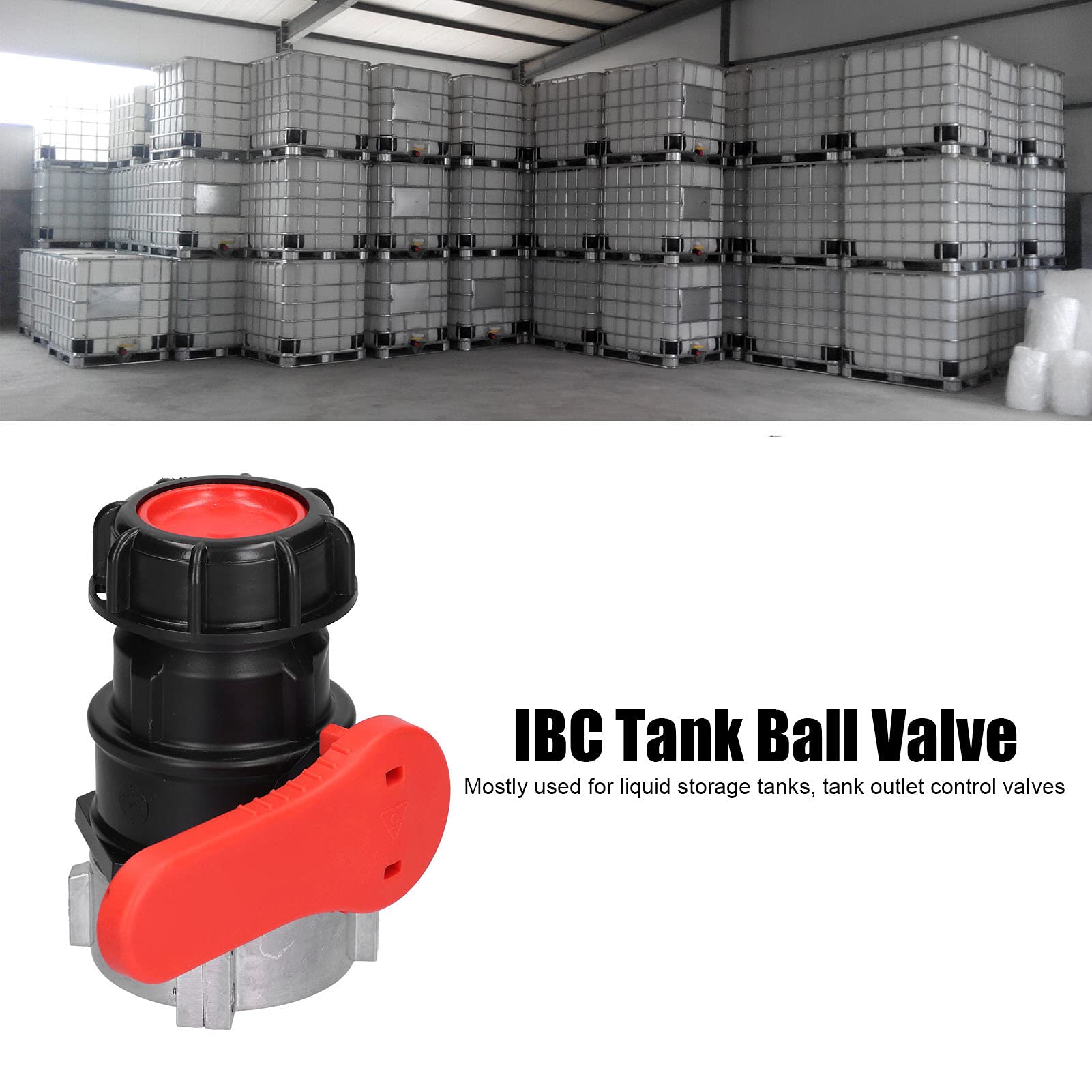 Snapklik.com : Ibc Adapter Ball Valve, Tank Replacement Drain Hose ...
