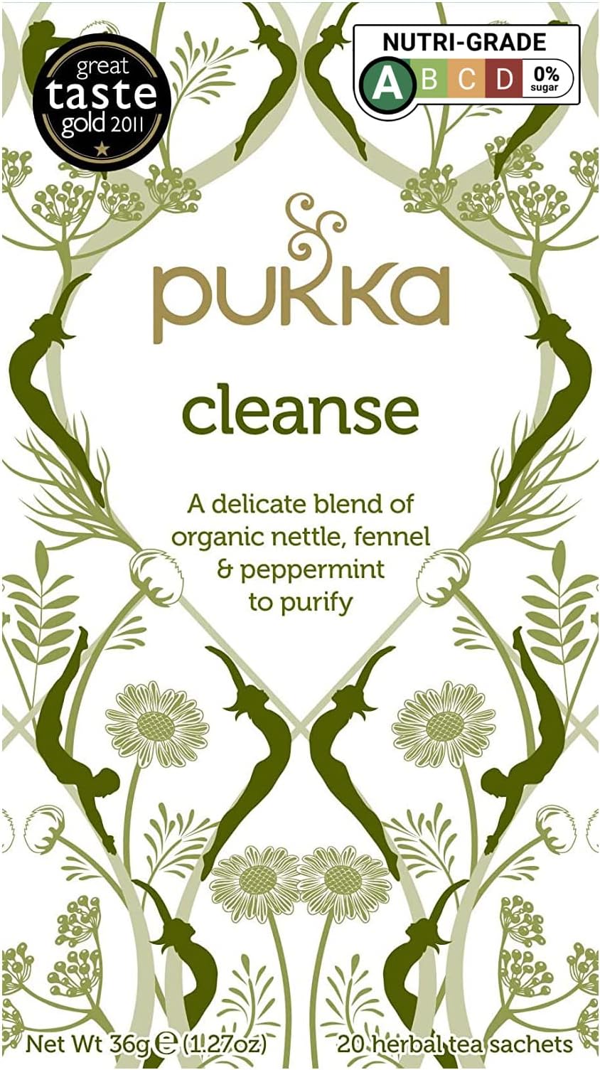 Amazon.com : Pukka Organic Teas, Cleanse, 20 Count : Herbal Teas ...