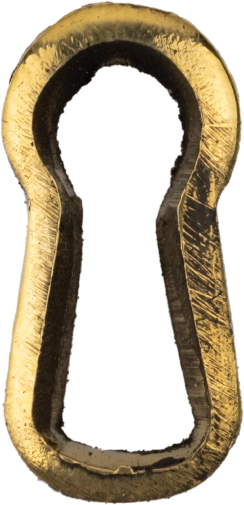 Cast Brass Antique Keyhole Insert | 3/4" H x 3/8" W | Keyhole Cover ...