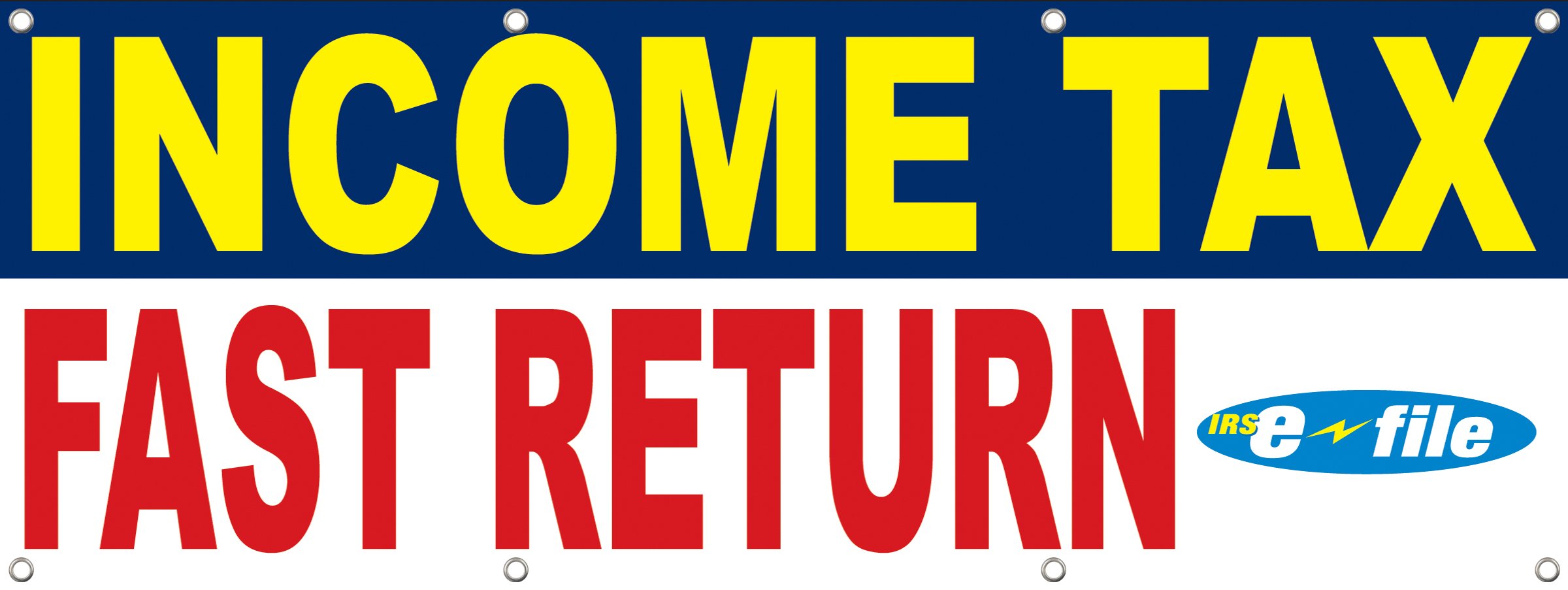 Income Tax Signs Neon Tax Service Sign – Eco Tax Solutions