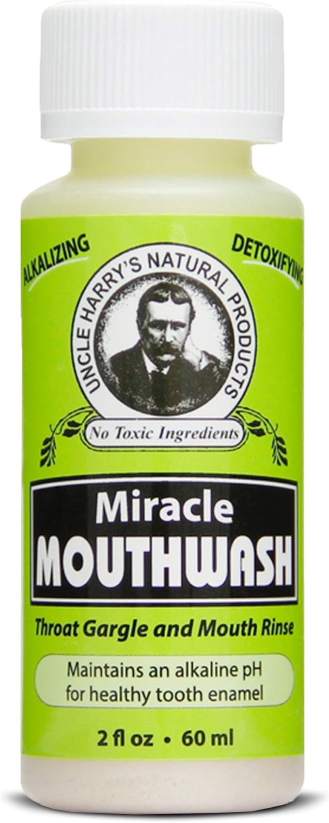 Amazon.com: Uncle Harry's Natural Alkalizing Miracle Mouthwash | Adult ...