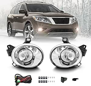 Fog Lights Compatible With 2013-2016 Nissan Pathfinder Front Bumper ...