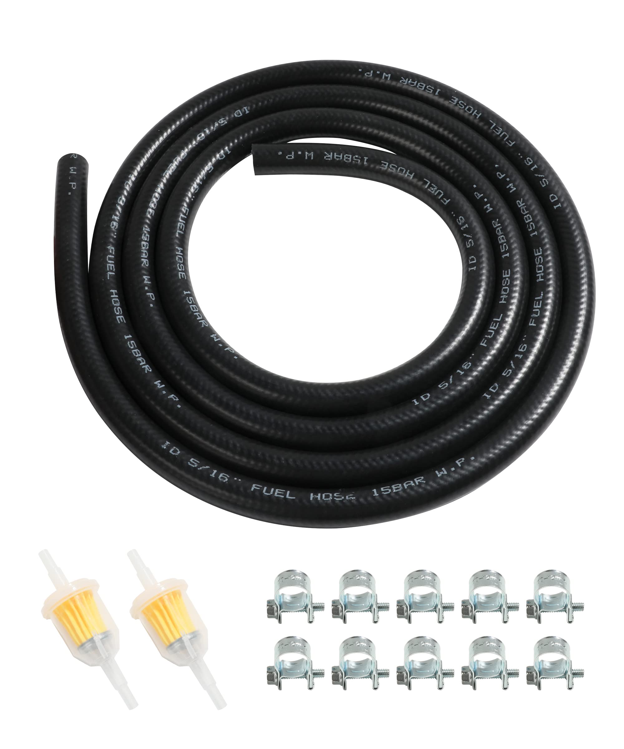 AOCISKA 6 Feet Fuel Line Hose For Small Engines 1 4 5 16 Inch ID Fuel