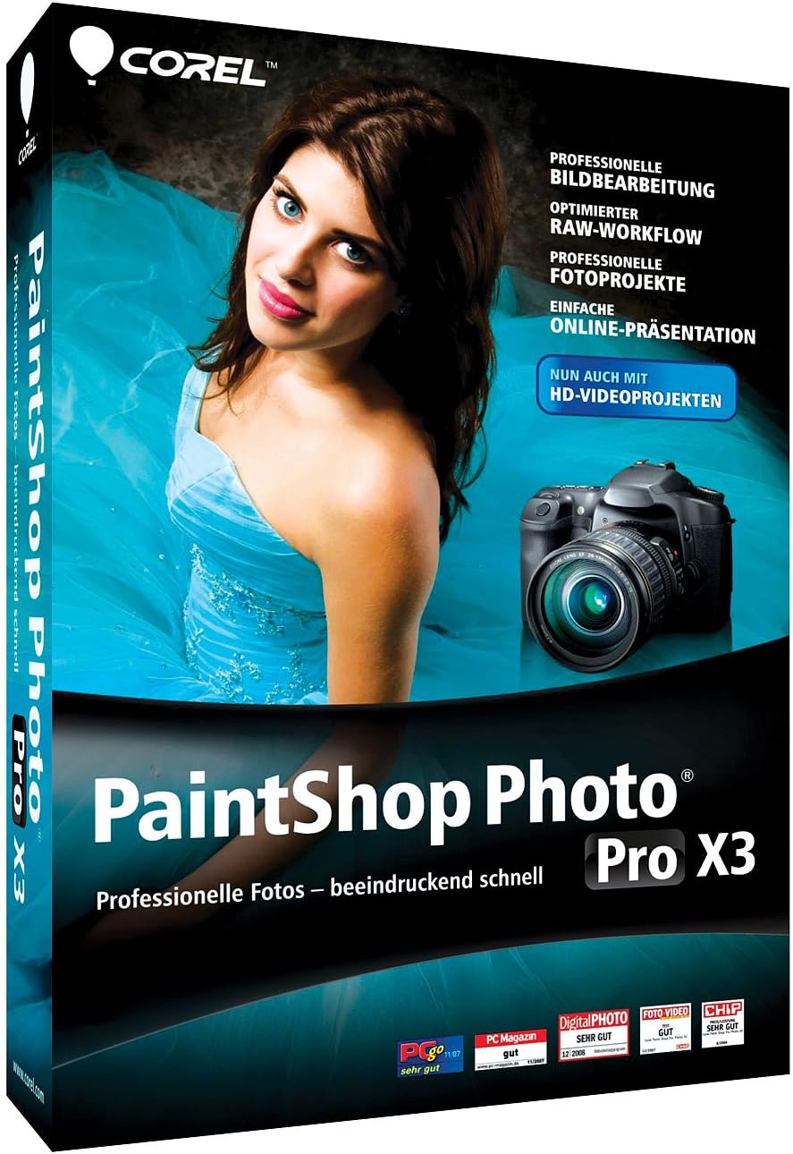 Corel PaintShop Photo Pro X3 (Mini Box) : Amazon.de: Software