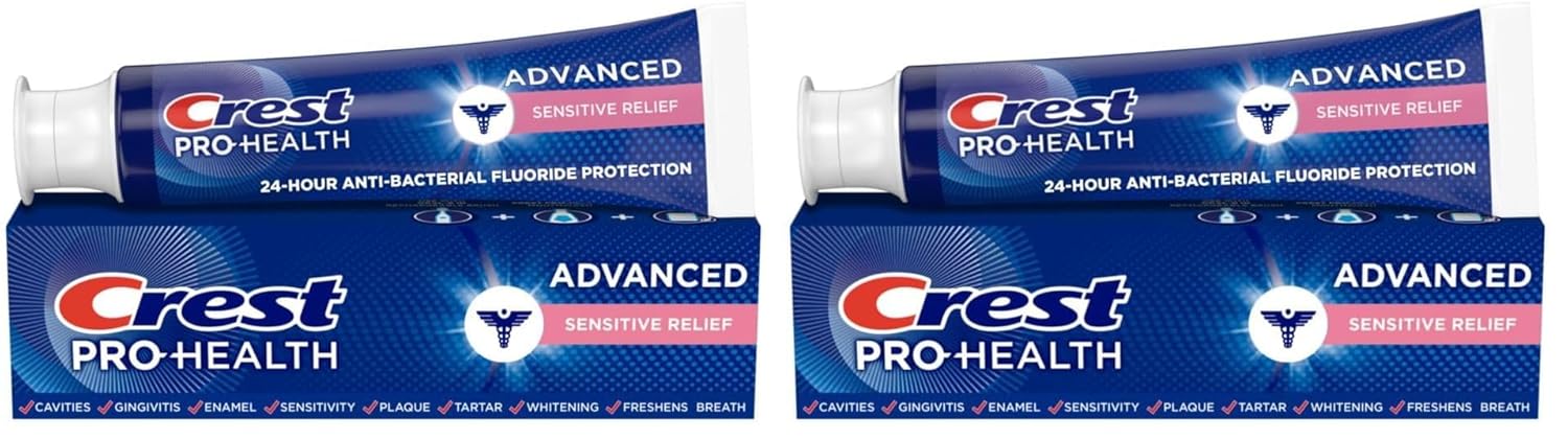 Crest Pro-Health Advanced Sensitive & Enamel Shield Toothpaste, 5.1 ...
