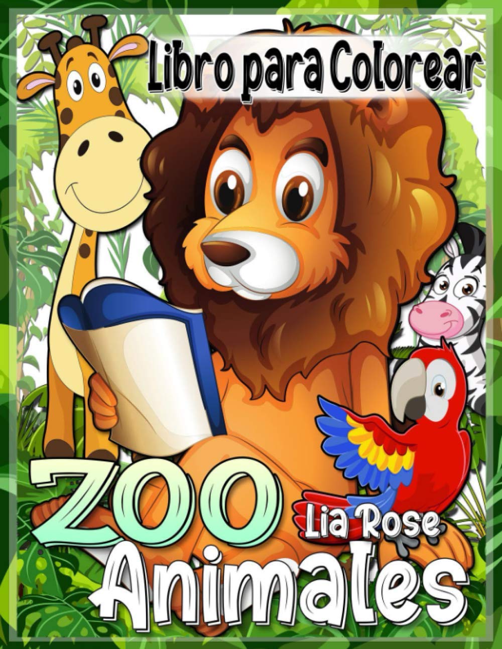 Buy ZOO Animales Libro para Colorear: Libro del zoológico para colorear ...