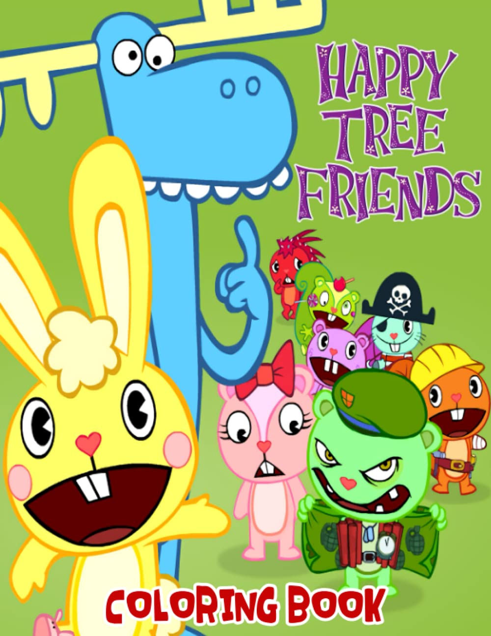 Buy Háppy Trèe Fríends Coloring Book: Cool Coloring Book With Lots Of ...