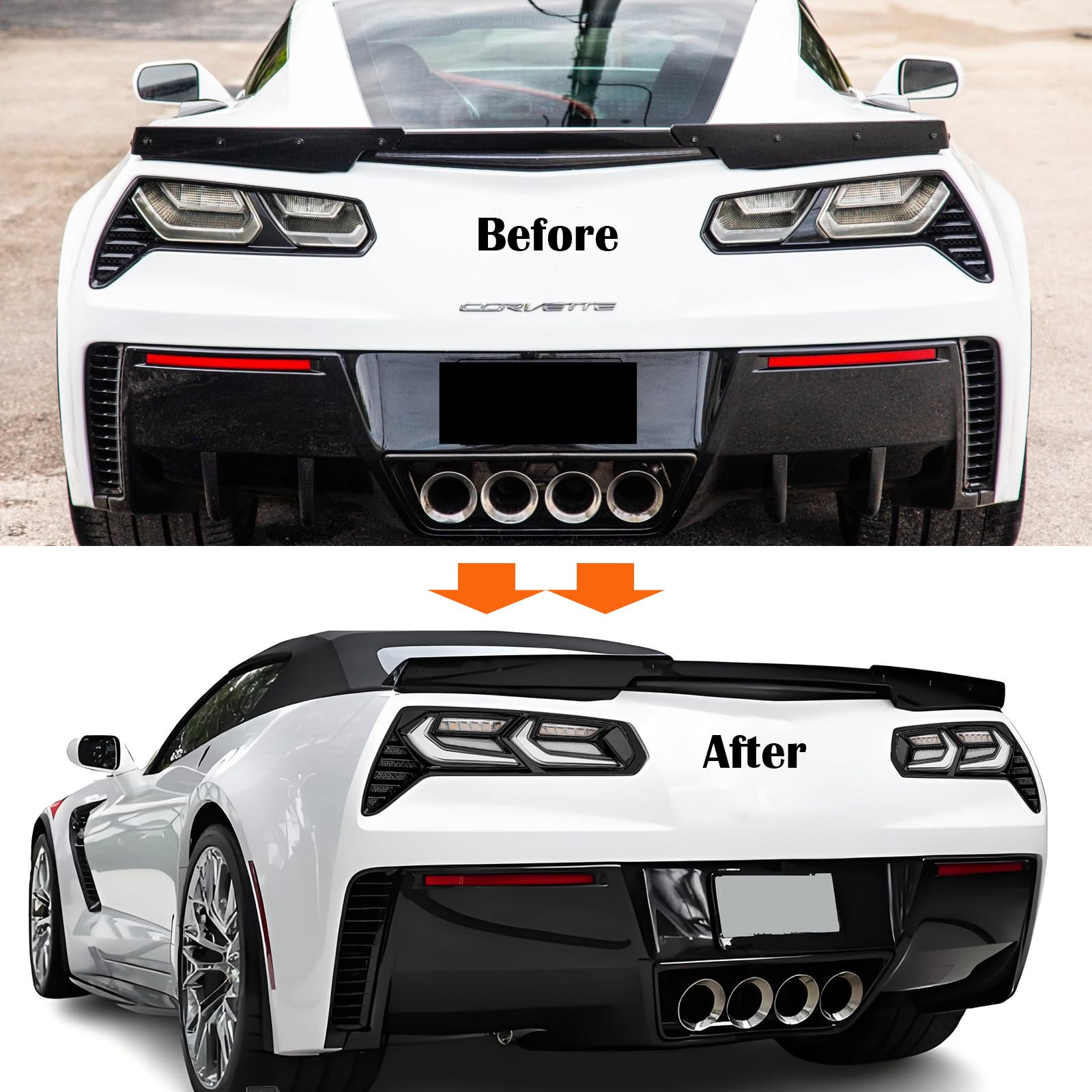 2016 Corvette Stingray Tail Lights 2014 2019 C7 Corvette Stingray