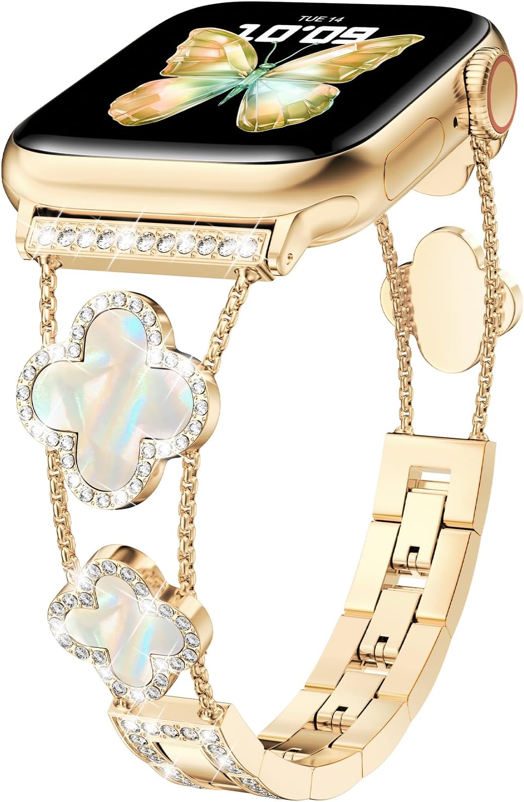 Amazon.com: CTYBB Bling Diamond Band Compatible with Apple Watch Bands ...