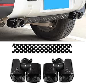 Amazon.com: Rear Exhaust Tip Pipes for L-and Rover Defender 110 130 90 ...