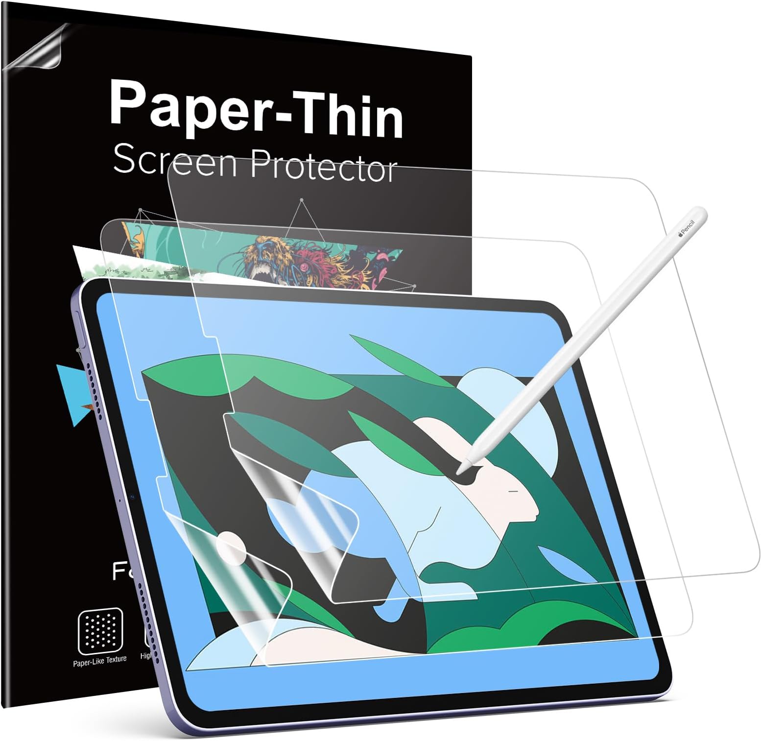 Amazon.com: Ailun Paper Textured Screen Protector for iPad Air 4/5 ...