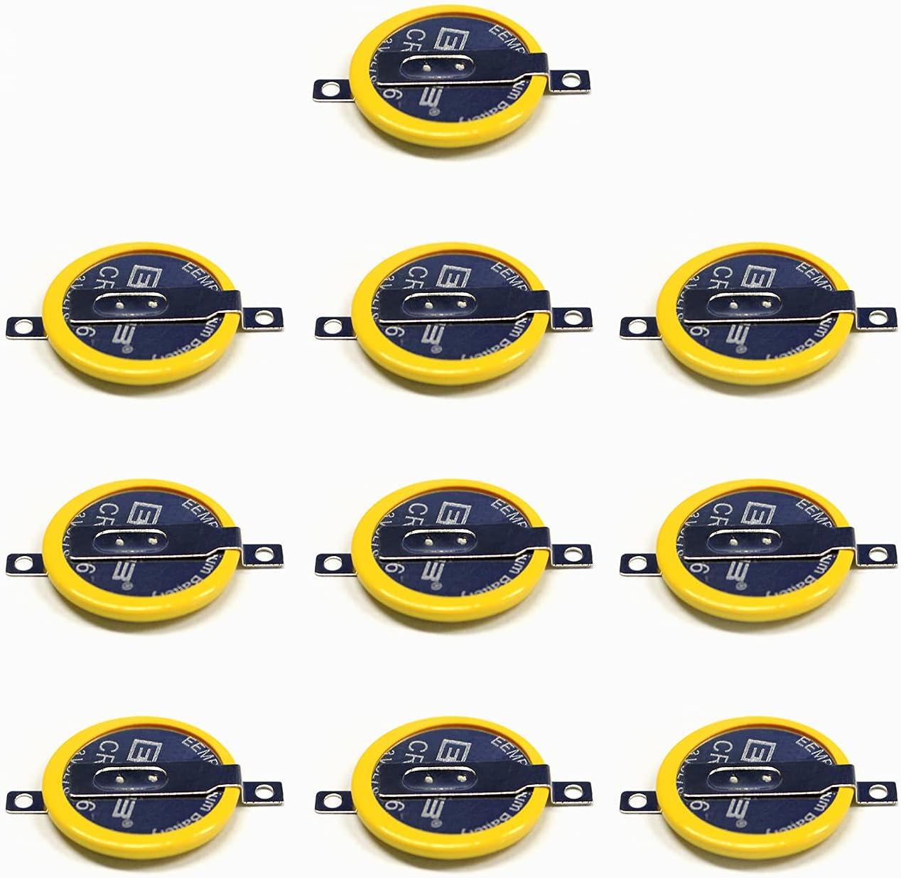 Amazon.com: DIDODI 5 Pack Tabbed CR1616 Battery with Solder Tabs 1616 ...