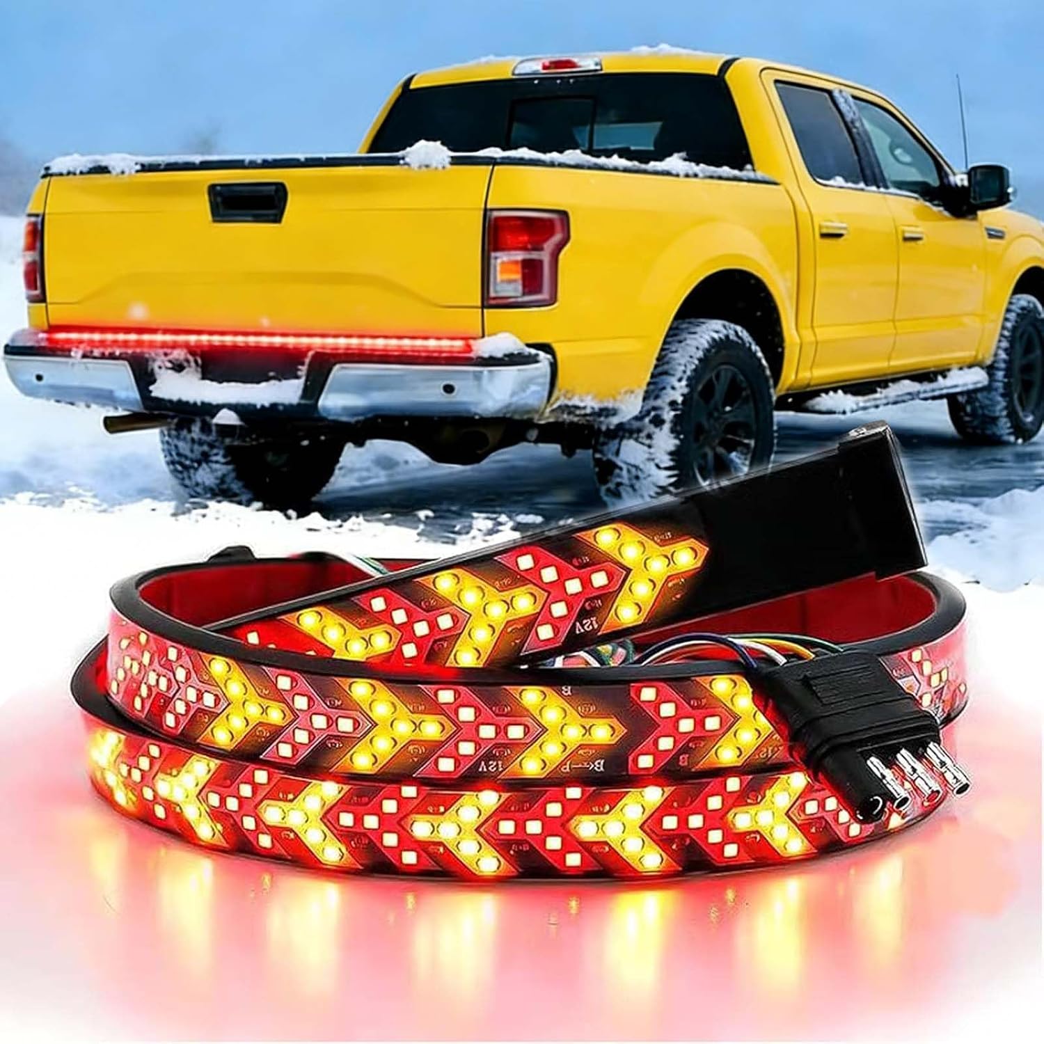 Amazon.com: 60 Inch Truck Tailgate Strip Light LED Bar - Flexible ...