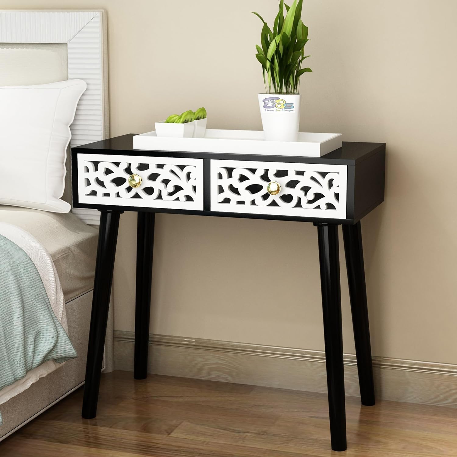 Dime Store Modern Double Top Round Coffee Table/Side Table/Center Table ...