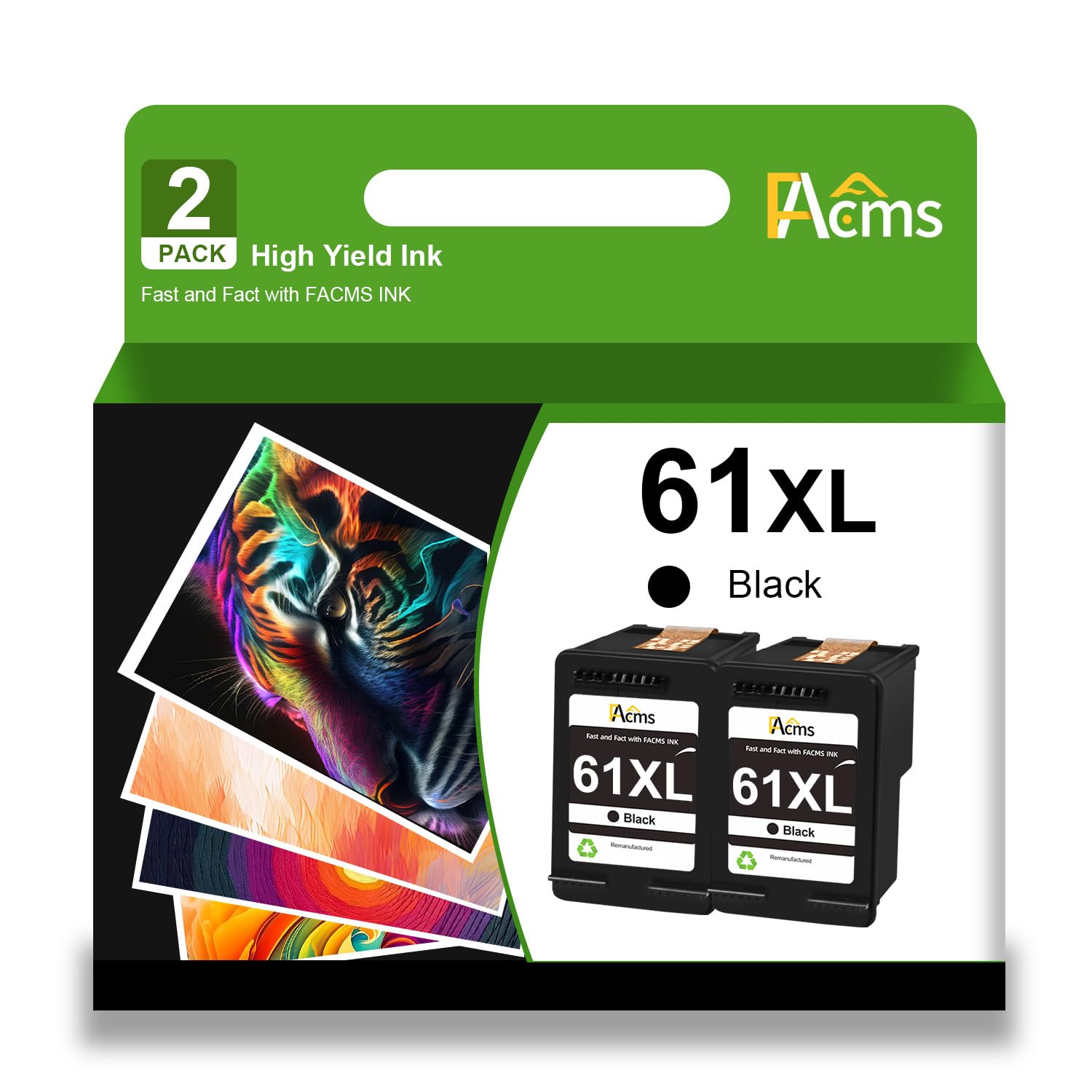 Amazon.com: 61XL Ink Cartridge Black Replacement for HP 61 61XL Ink for ...