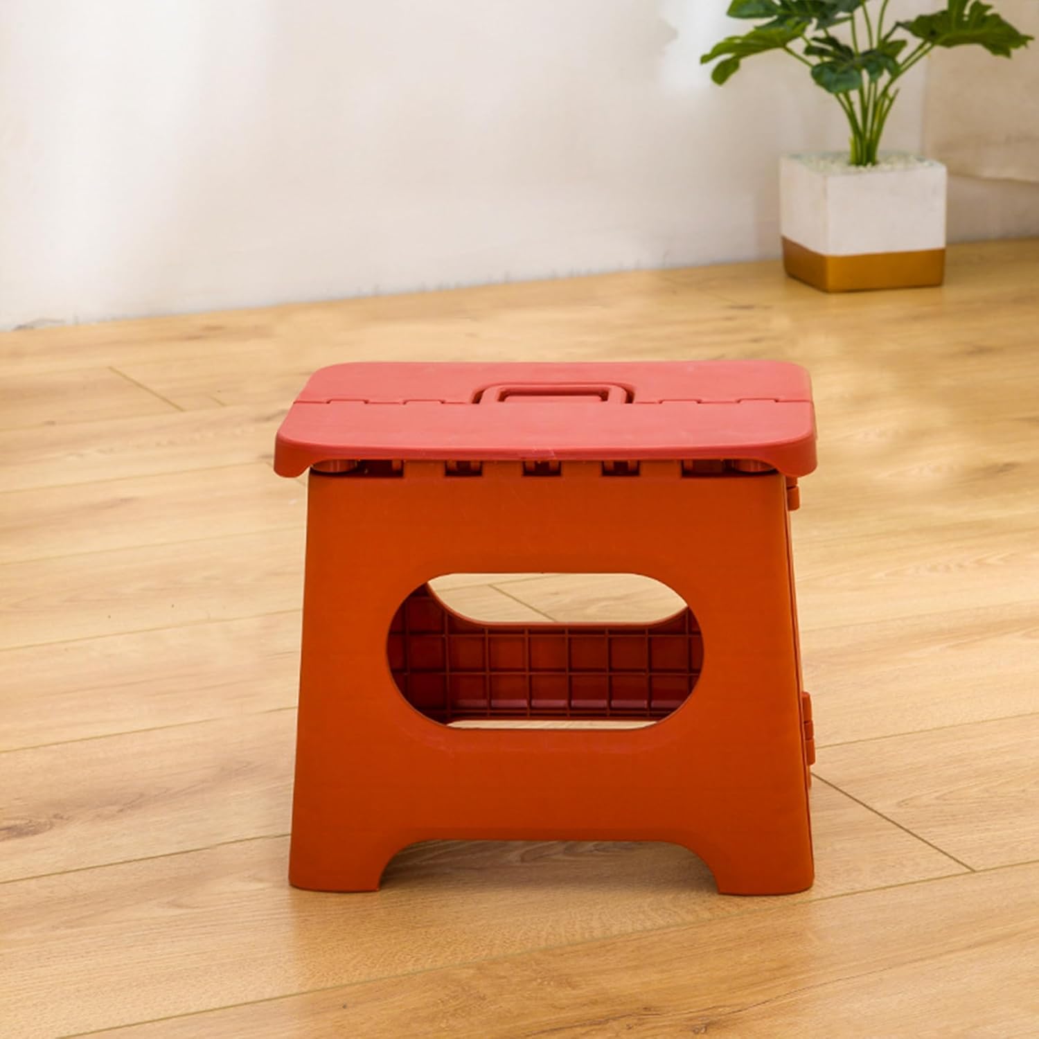 Kuber Industries Small Folding Stool for Sitting - Plastic Foldable ...