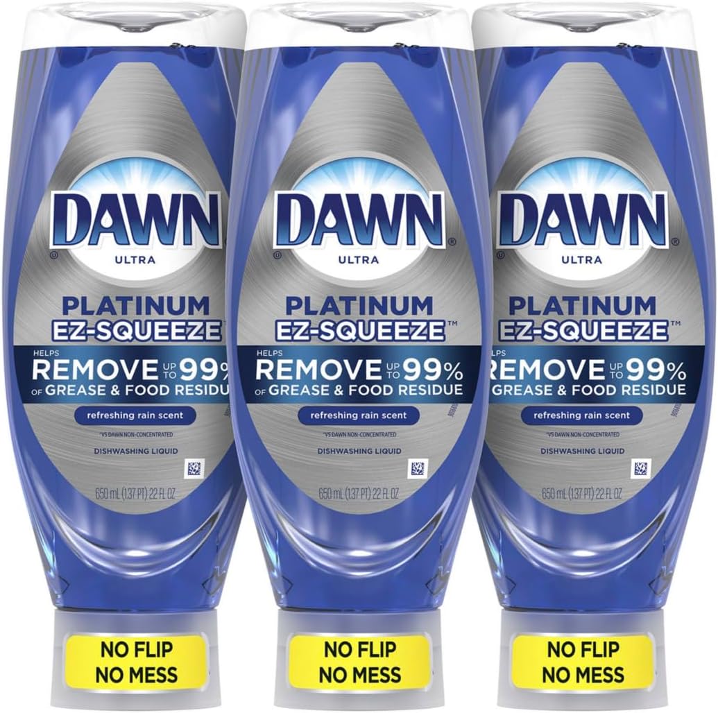 Amazon.com: Dawn Platinum (refreshing rain scent) 22 fl oz 3 pack ...
