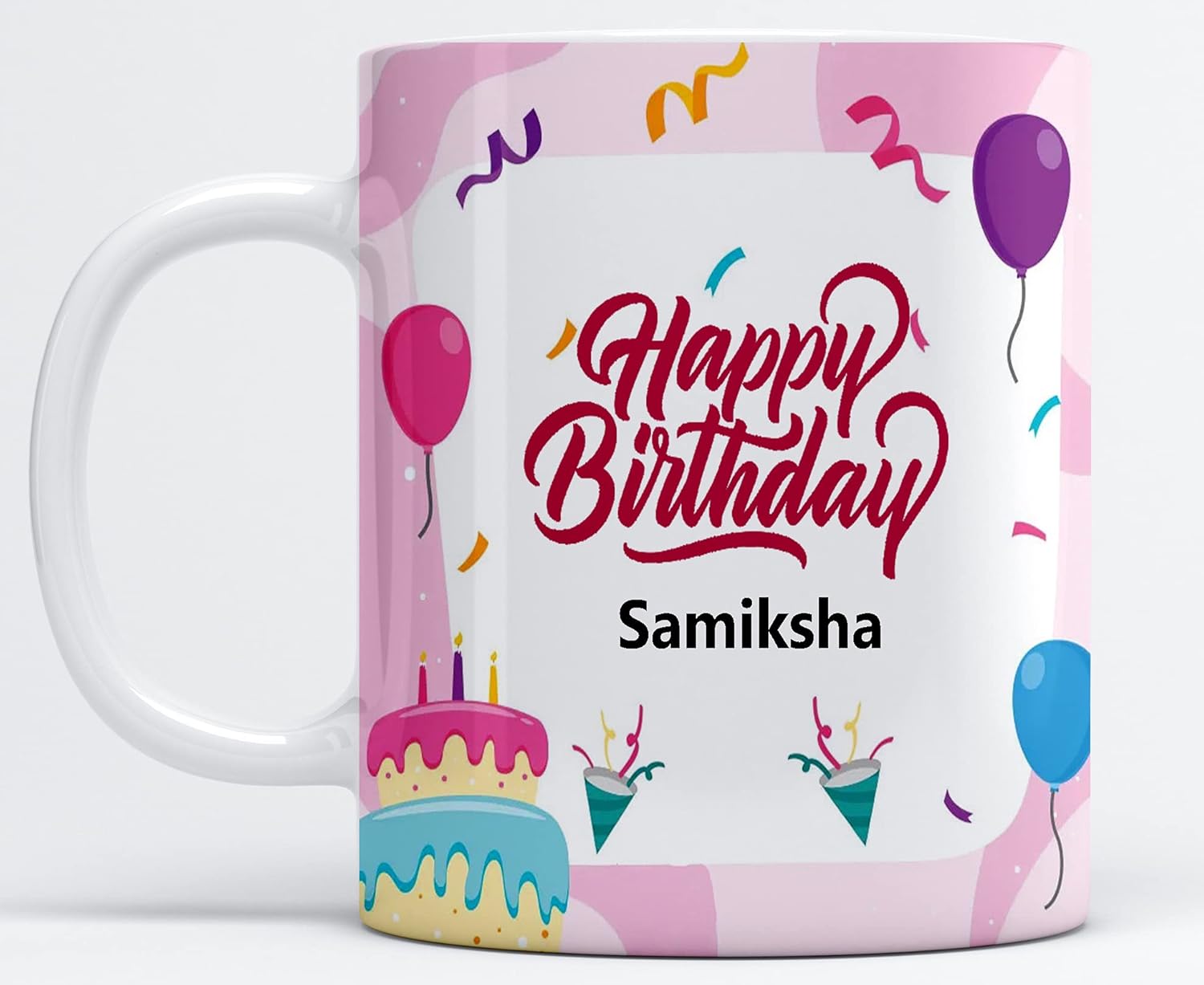 Buy Happy Birthday Samiksha Printed Coffee Mug, Samiksha Name Mug, Best ...