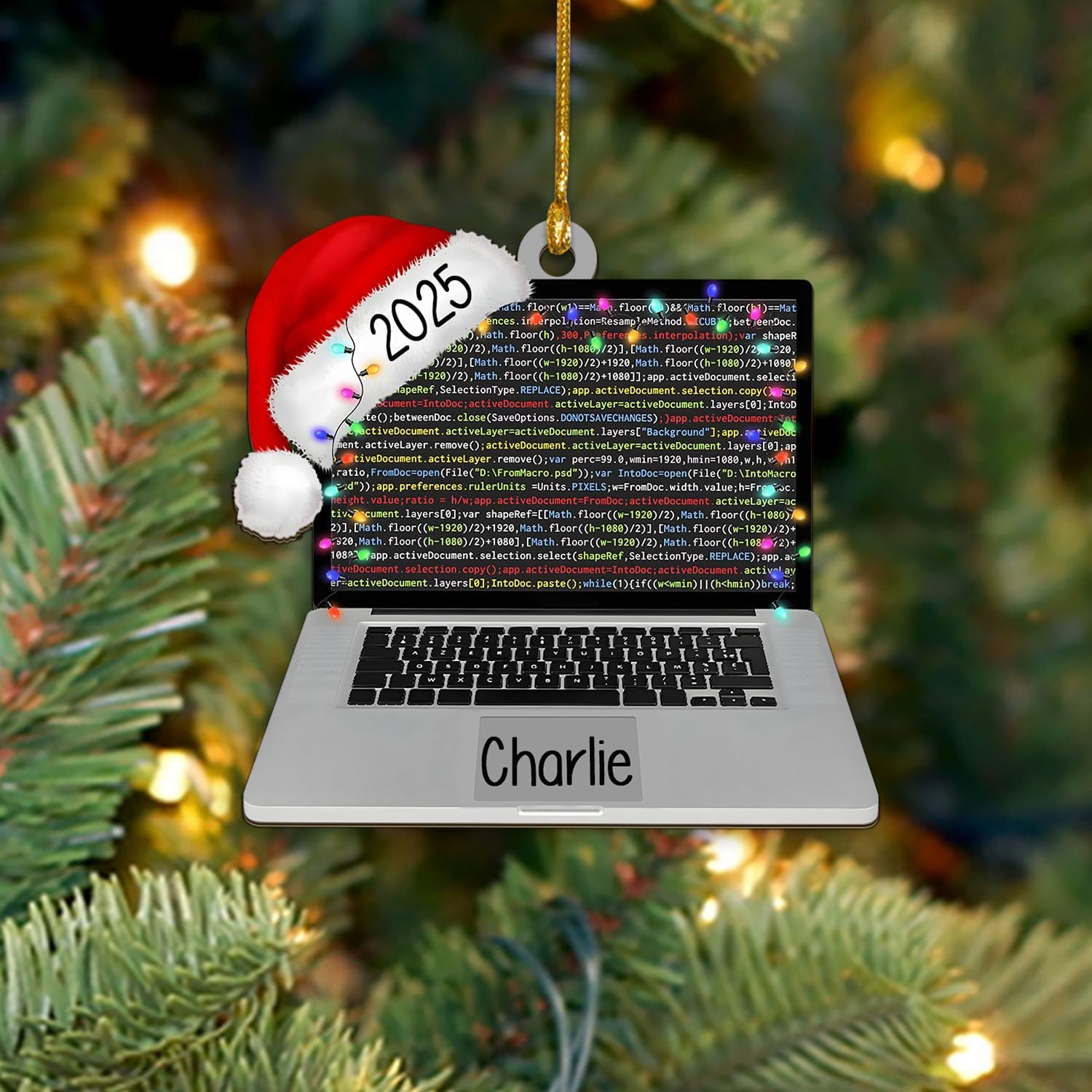 Amazon.com: DIY Computer Programmer Christmas Ornament, Laptop Code Ornament, Gift for Computer ...
